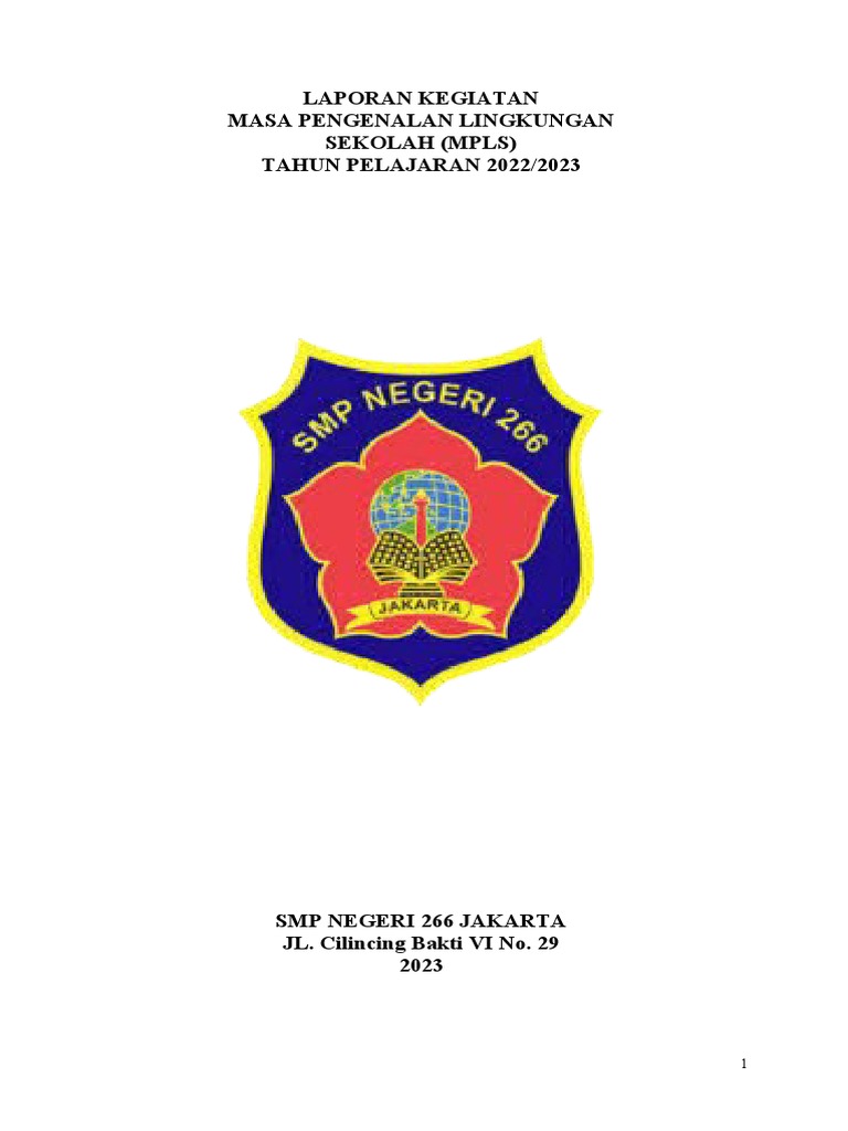 Laporan Kegiatan MPLS | PDF