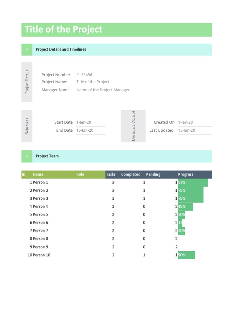 PMP01 Simple Project Plan - Single Project | PDF | Project Management | Computing