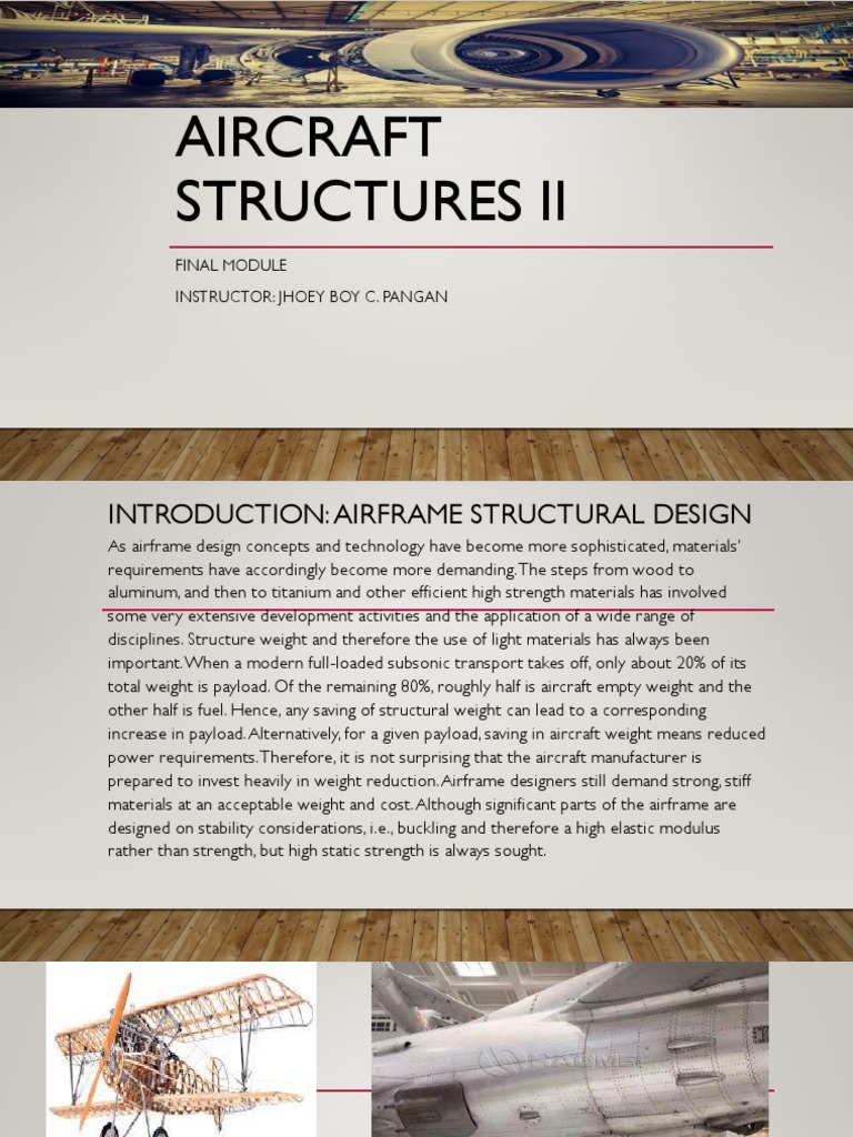 Aircraft Structures II Final Module and Instructions For Final Term Activity | PDF | Fracture ...
