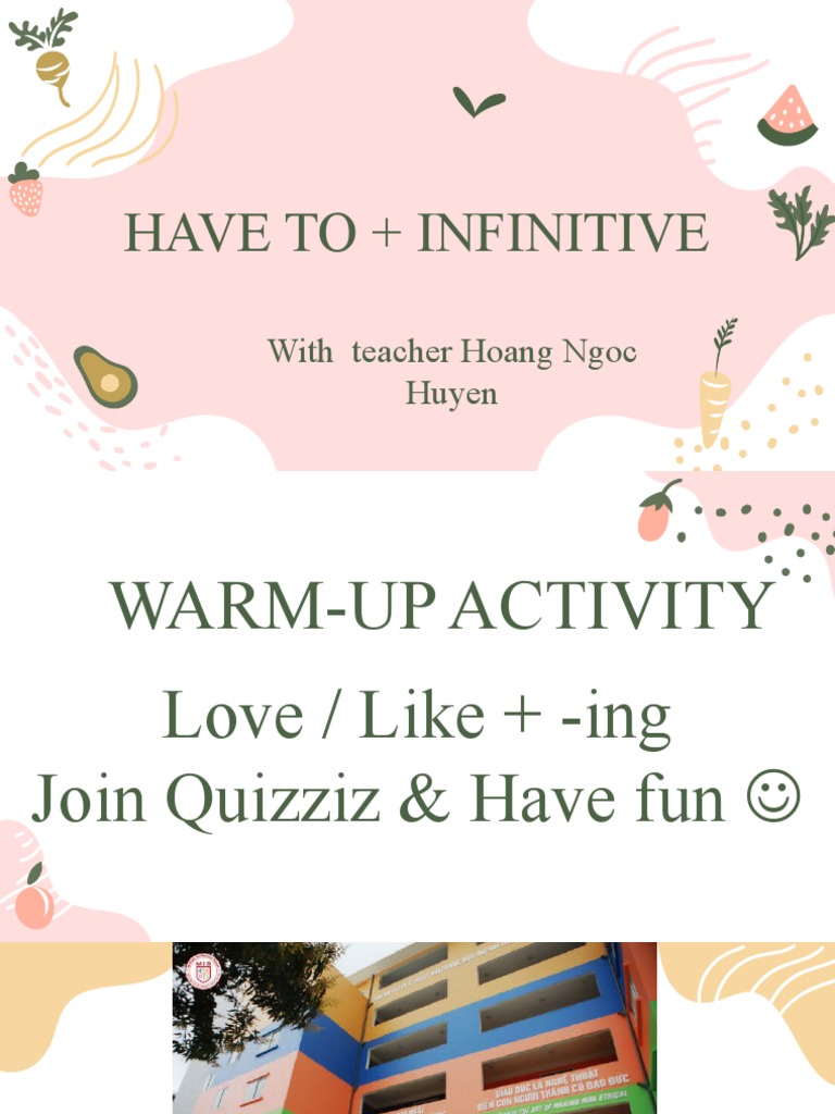 U13.Have To Infinitive | PDF | Language Arts & Discipline | Self ...