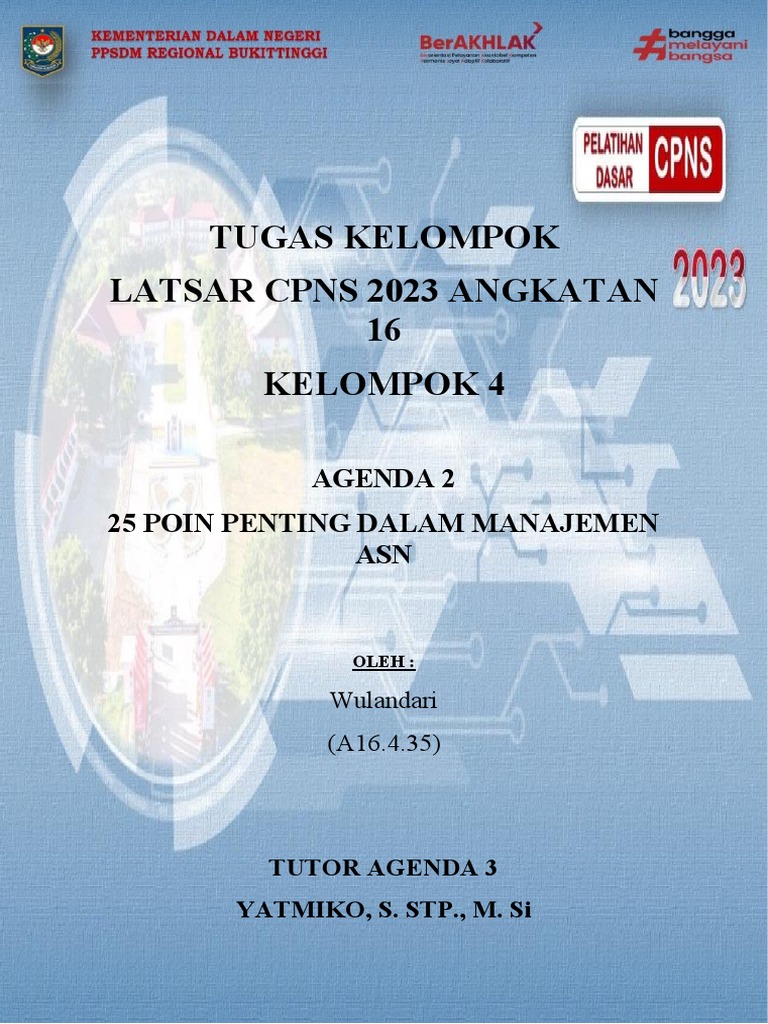 25 Poin Penting Manajemen ASN | PDF