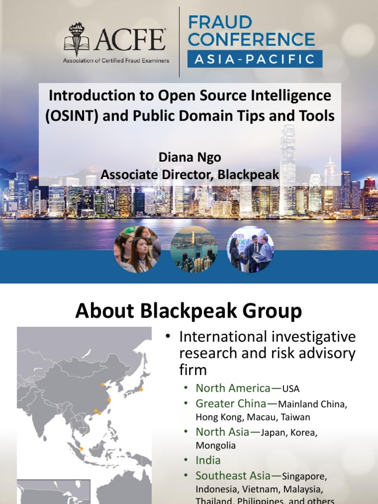 01 Intro To OSINT and Public Domain | PDF | Computer Network | Privacy