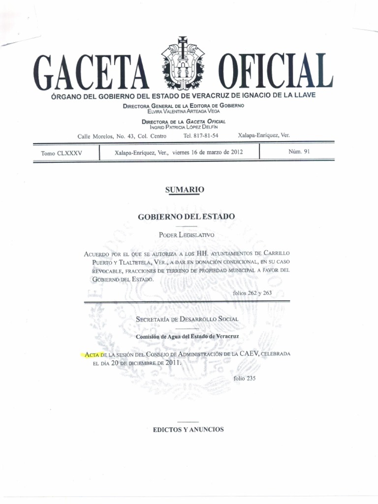 Gaceta Oficial | PDF