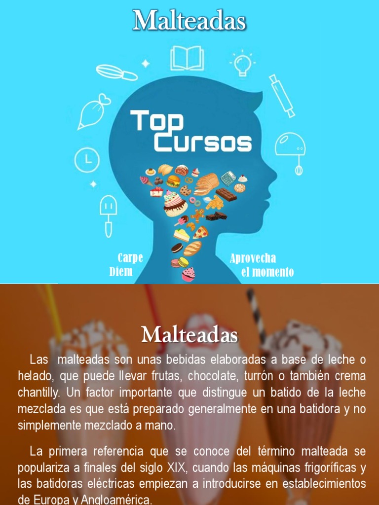 Guia de Malteadas | PDF | Chocolate | Helado