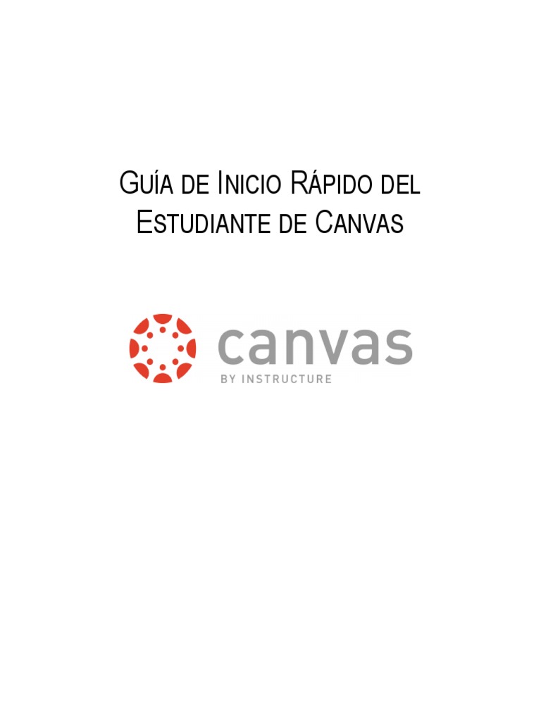 Guía Rápida para Estudiantes en Canvas | PDF | Red mundial | Internet y web