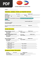 FORM 1399 - Declaration of Service(1) | PDF | Travel Visa | Crimes