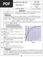 Correction Examen National de Physique Chimie SM 2025 SN-1 | PDF