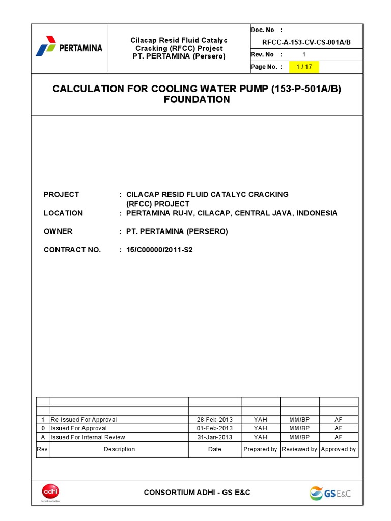 Contoh Perhitungan Pondasi SNI | PDF