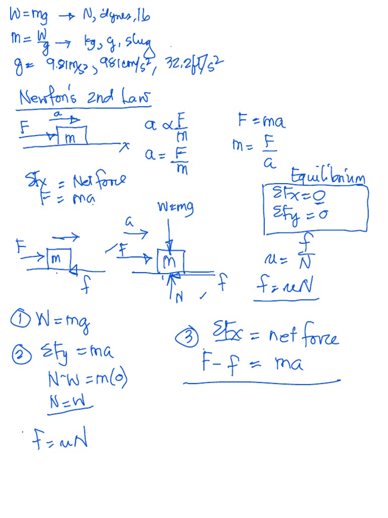 Physics Problems on Forces and Motion | PDF | Force | Friction