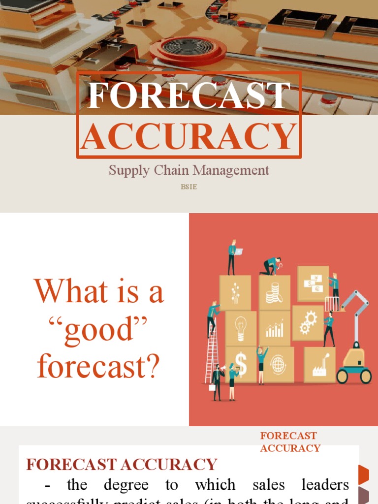 Forecast Accuracy Supply Chain Management Pdf Forecasting Mean