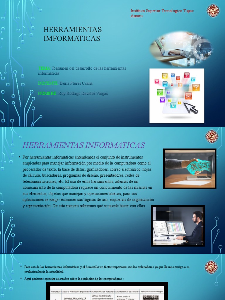 Herramientas Imformaticas Roy Rodrigo | PDF | Informática | Ciencias de la Computación