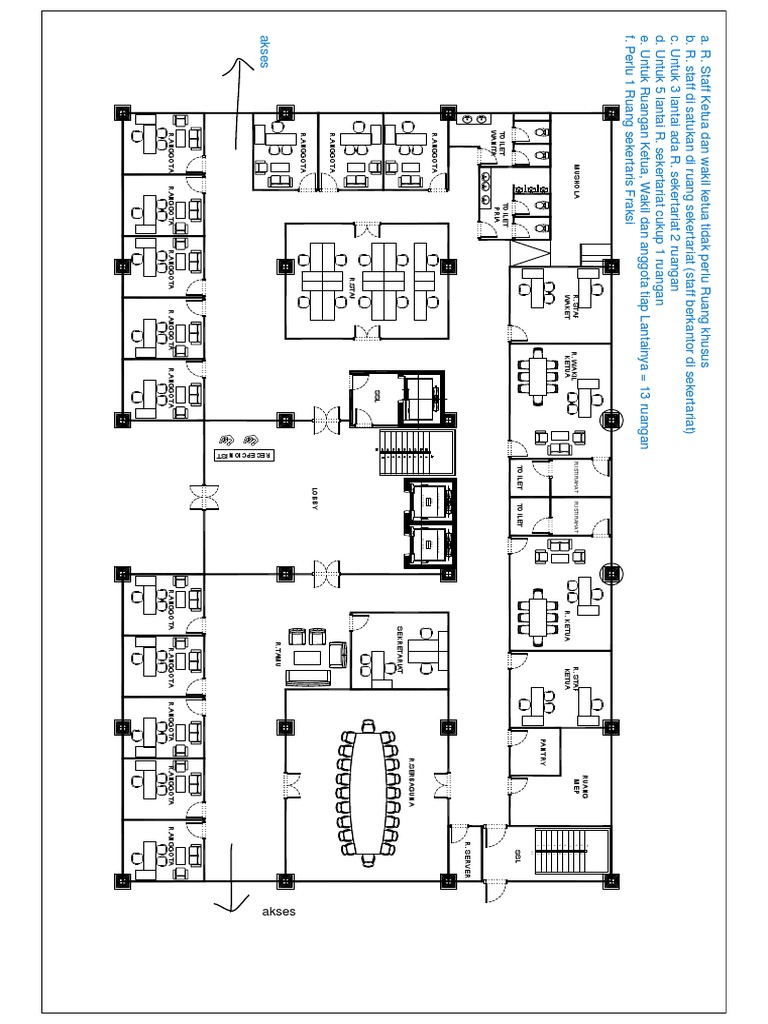 Denah DPRD 1906 Review | PDF