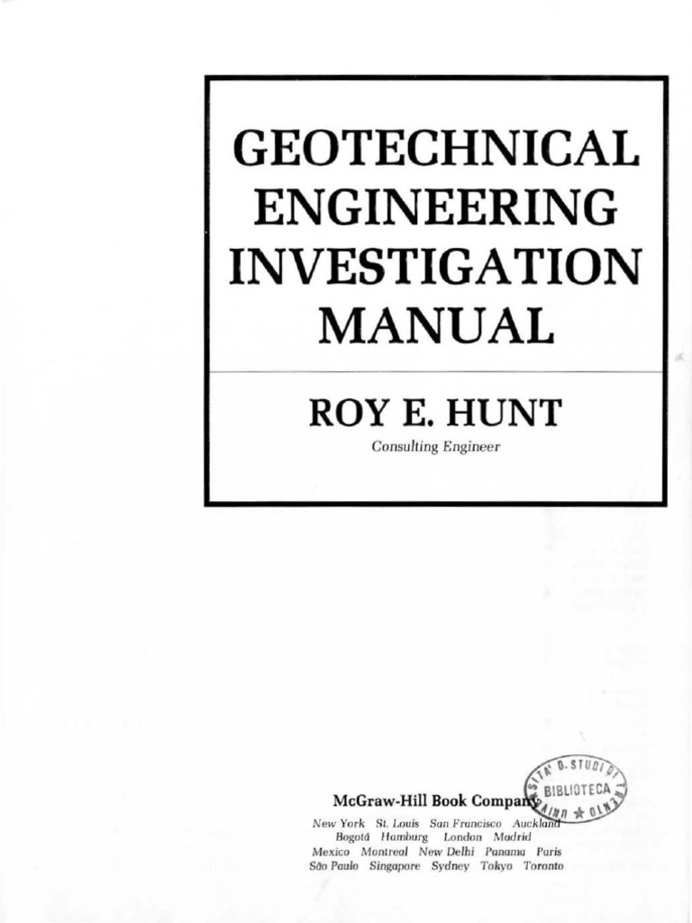 Geothecnical Investigation | PDF | Geotechnical Engineering | Geology