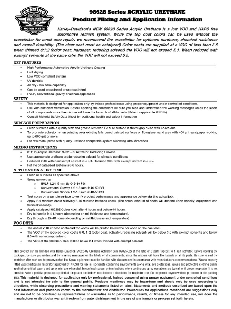 PP - 01 - en - ACRYLIC URETHANE Product Mixing and Application ...