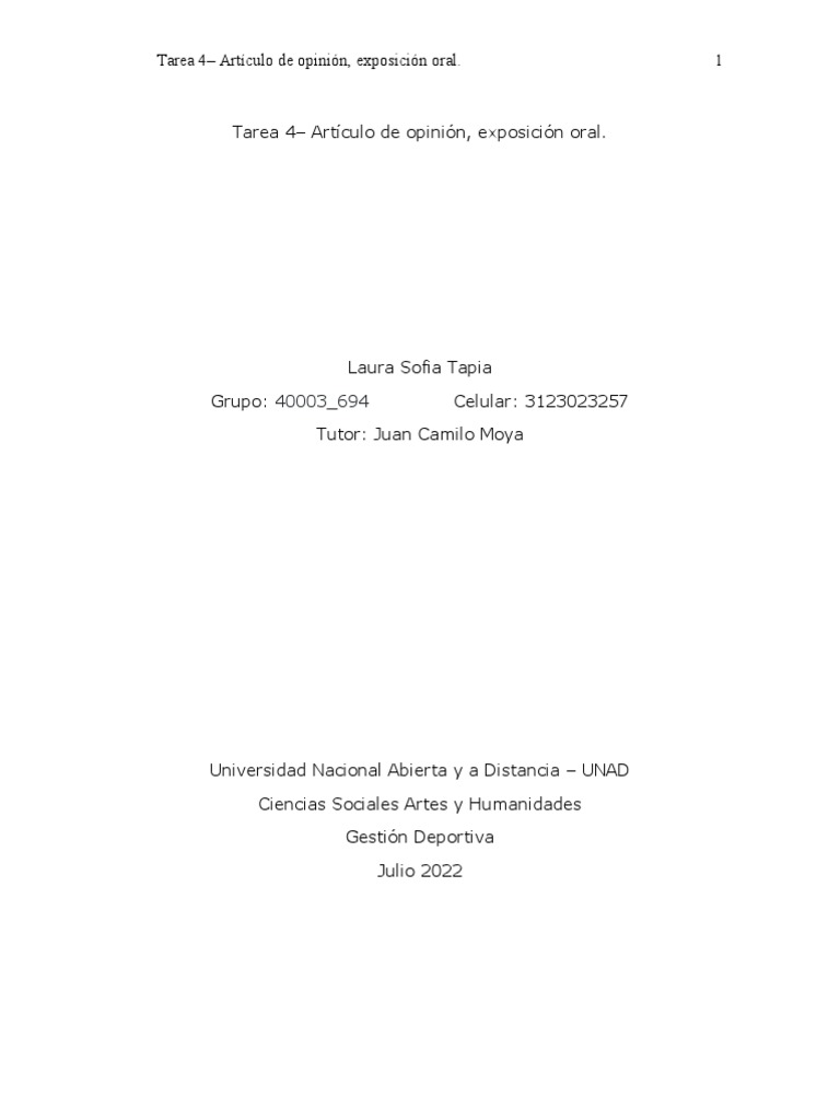 Presentación - Tarea 4 - Competencias Complet - Sofia Tapia | PDF | Tatuaje