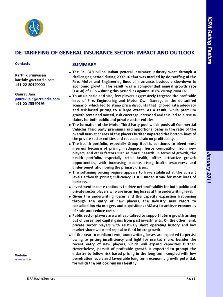 De Tariff 2 | PDF | Insurance | Economic Growth