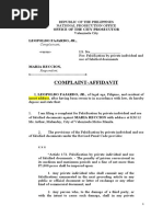 Motion For Reconsideration (Prosecutor Level) | PDF | Affidavit | Prosecutor