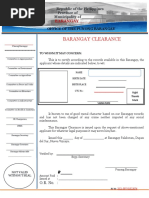 Templates For Barangay Assembly | PDF