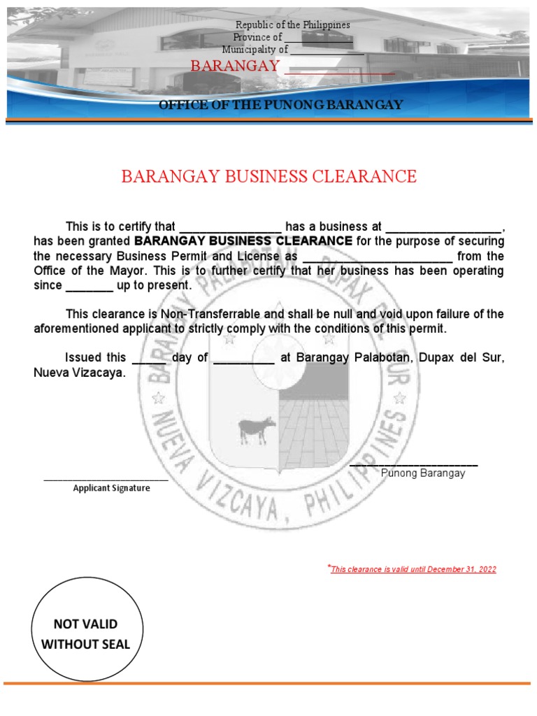 Business Clearance | PDF