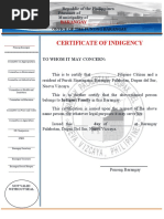 Barangay Tanod Accomplishment Report | PDF