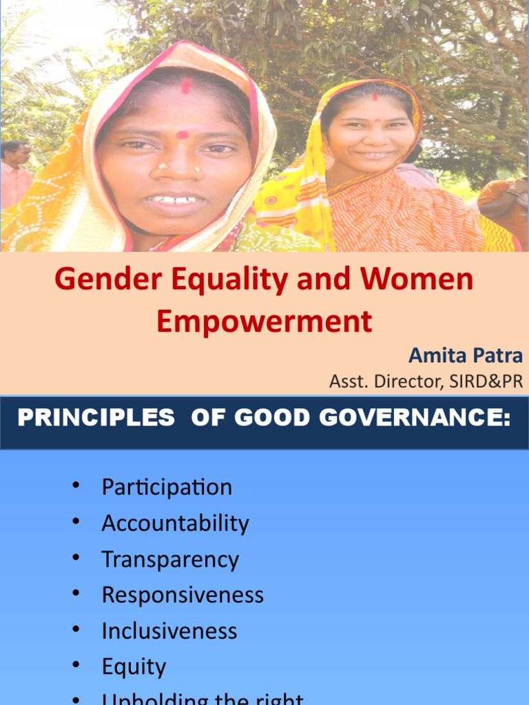 Gender Equality and Women Empowerment | PDF | Empowerment