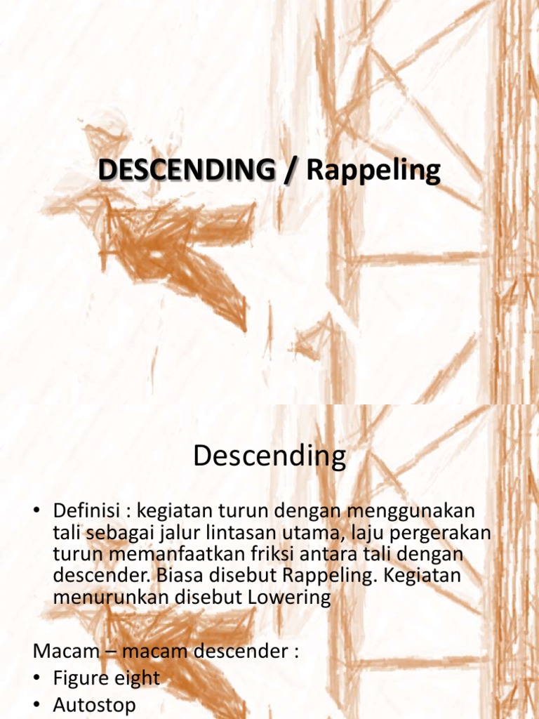 Descending (Rappeling) | PDF