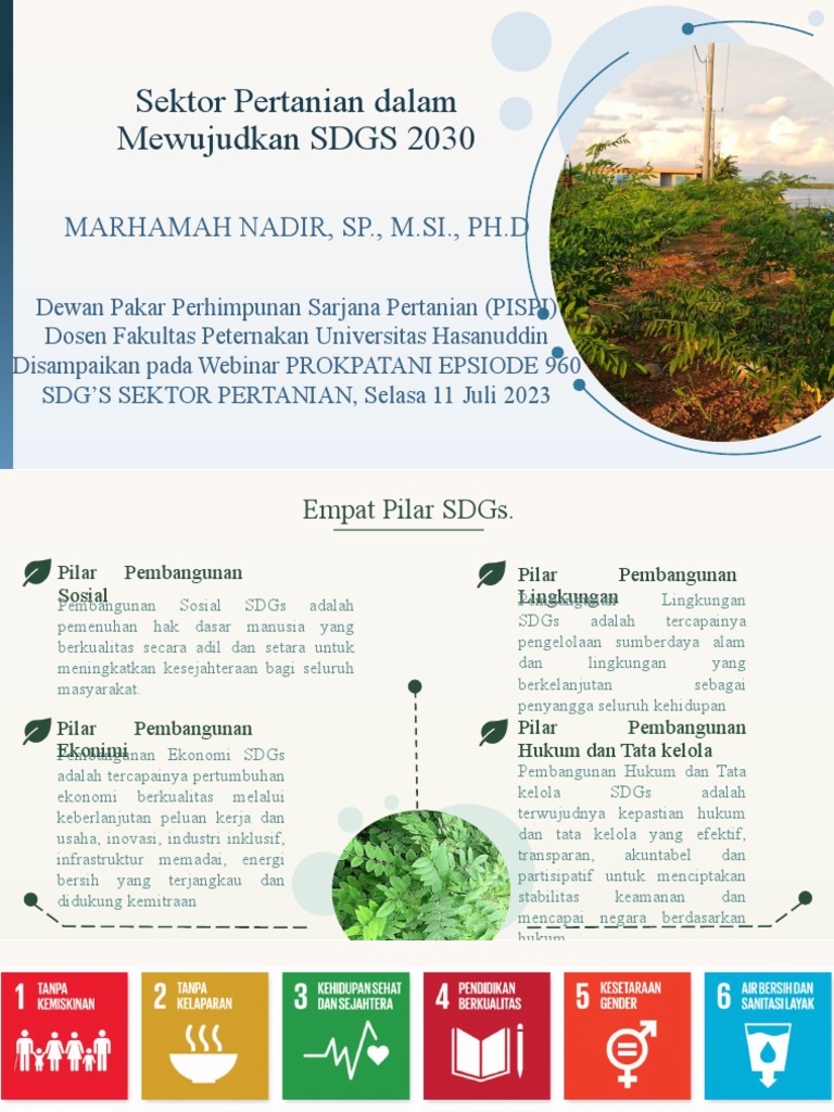 SDG Pertanian | PDF