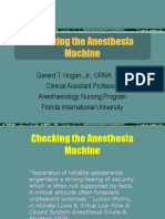 Anesthesia Checklist | PDF | Breathing | Anesthesia