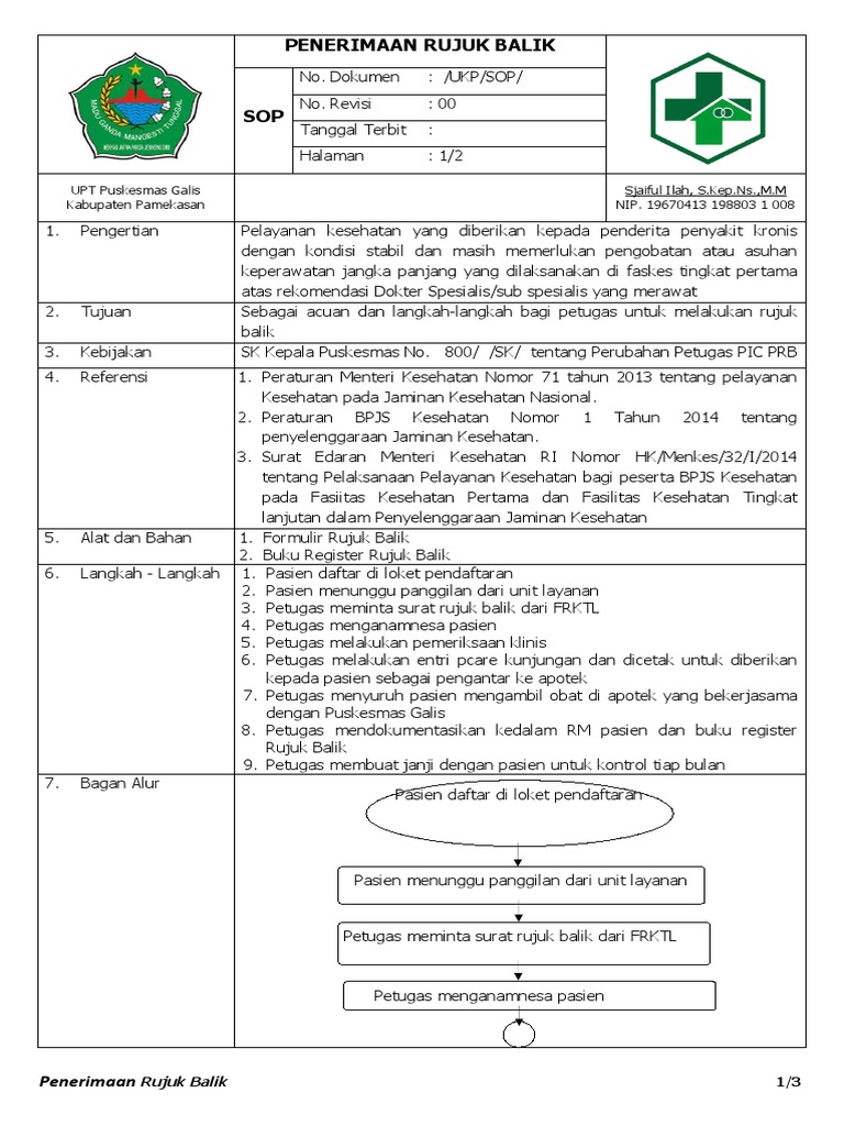 Sop Rujuk Balik | PDF | Sains & Matematika
