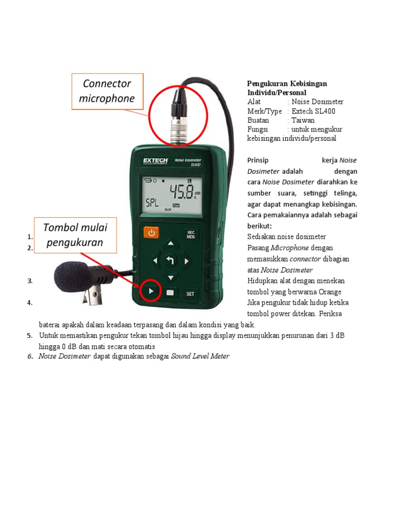 Noise Dosimeter Dan Vibration Meter | PDF