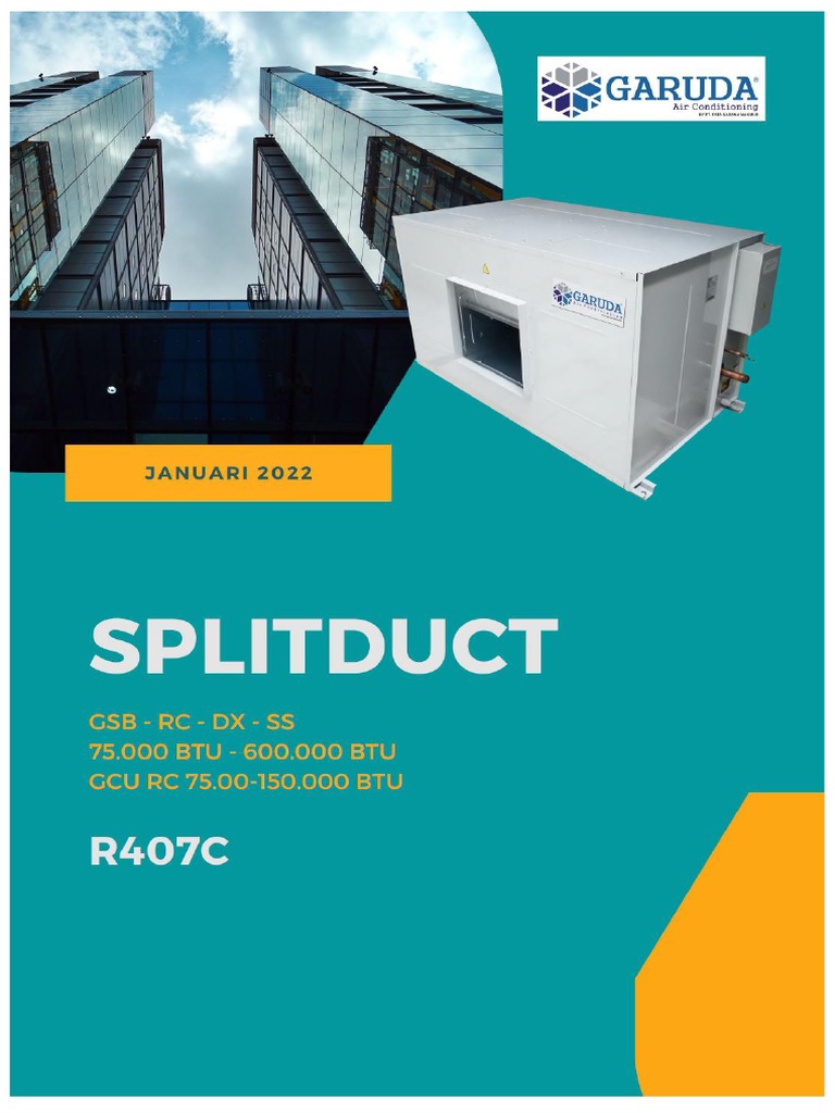 Katalog Split Duct Garuda Aircond 2022 | PDF