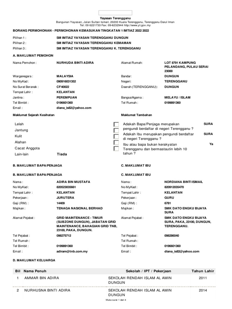 Borang 090916031352 | PDF