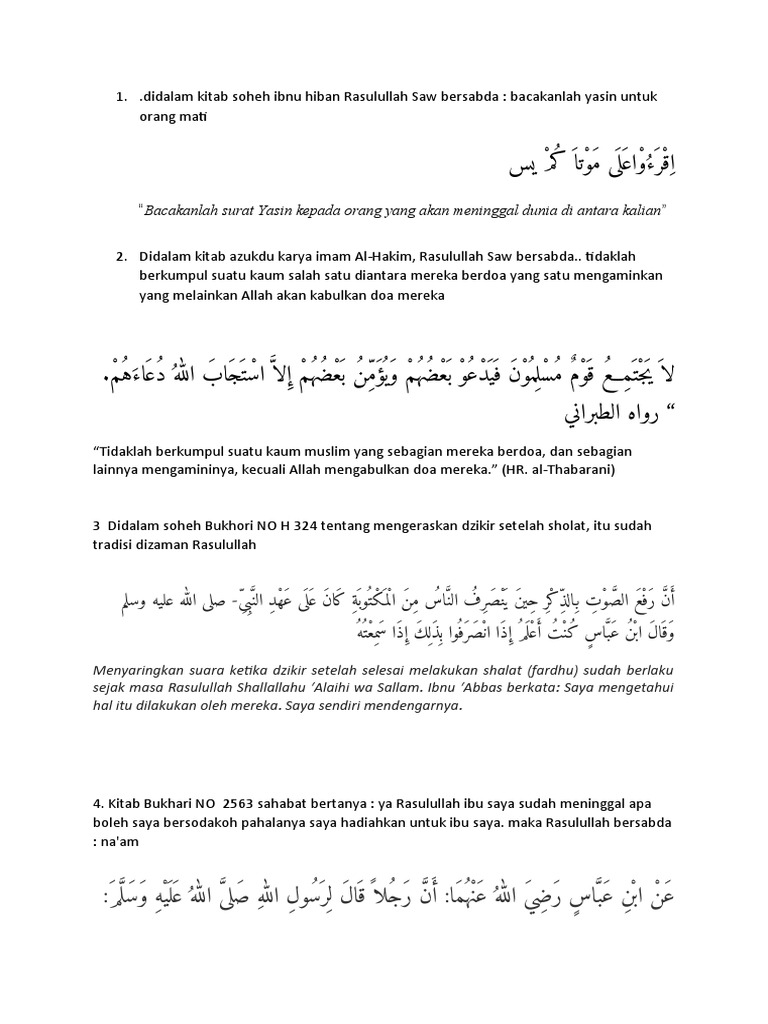 Hadist Ok | PDF | Agama & Spiritualitas