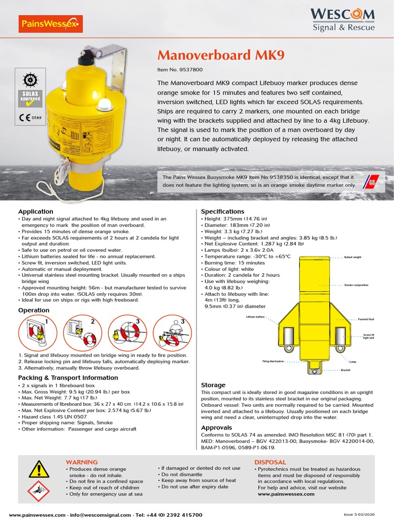 PainsWessex MK9 MOB Manual | PDF | Manufactured Goods