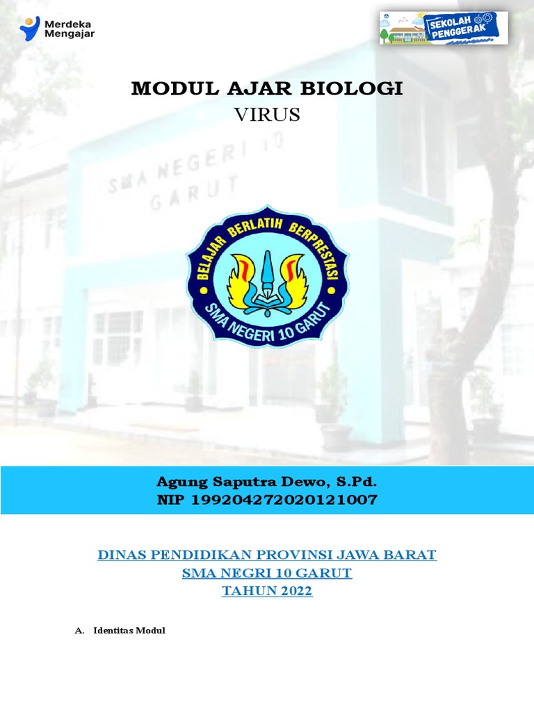 Modul Ajar Virus TP 10,11 | PDF