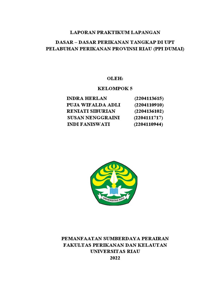 Laprak Lapangan DDPT Cover | PDF