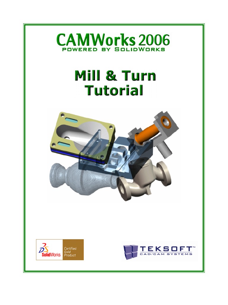Camworks Tutorial Mill and Turn | PDF | Numerical Control | Machine Tool