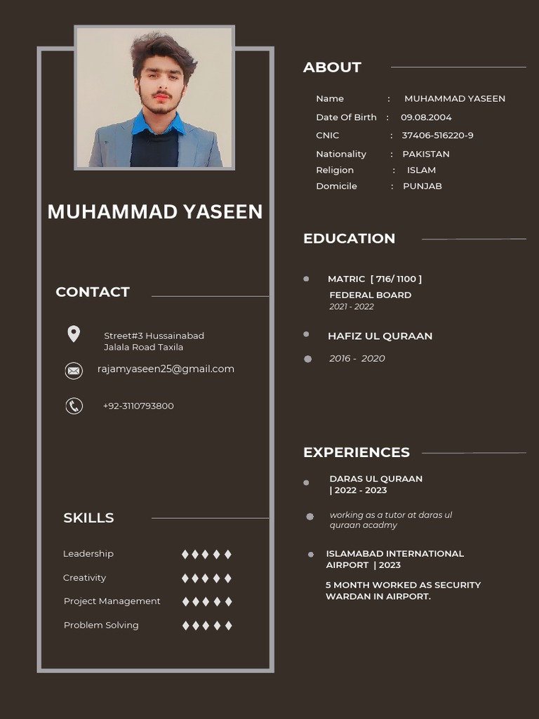 Yaseen CV | PDF