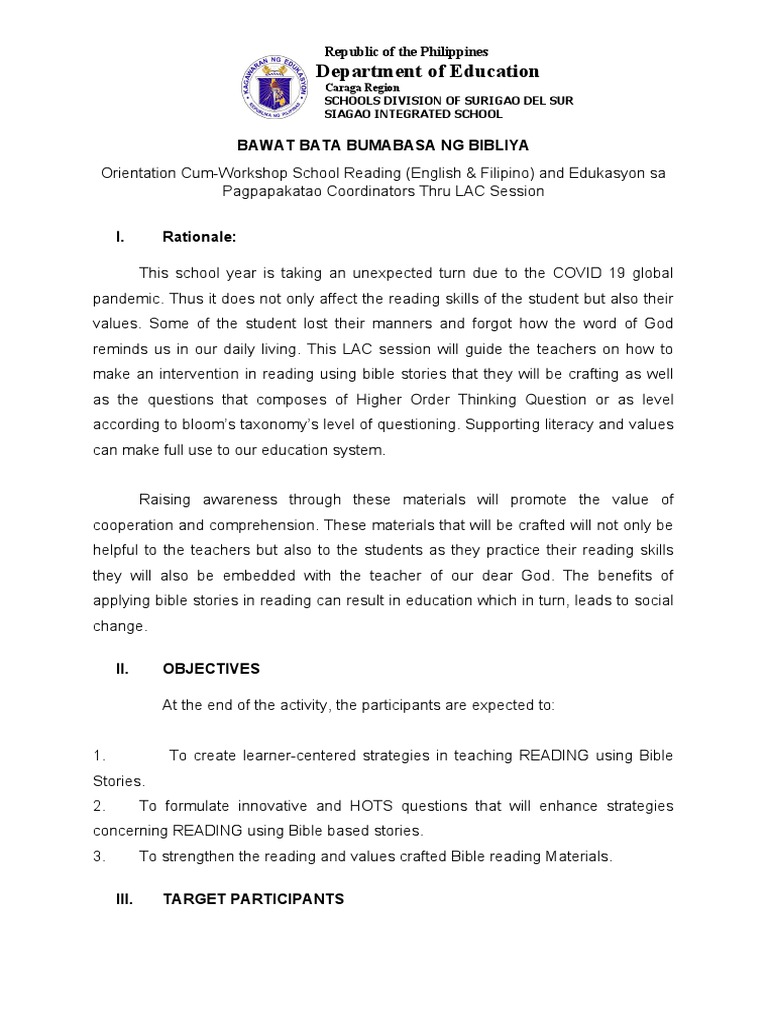 Crafting of 4Bs Reading Material | PDF | Pedagogy | Learning