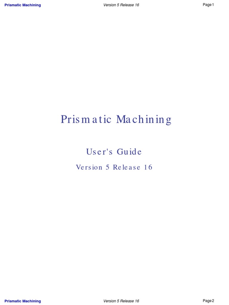 Catia Prismatic Machining User Guide | PDF | Machining | Icon (Computing)