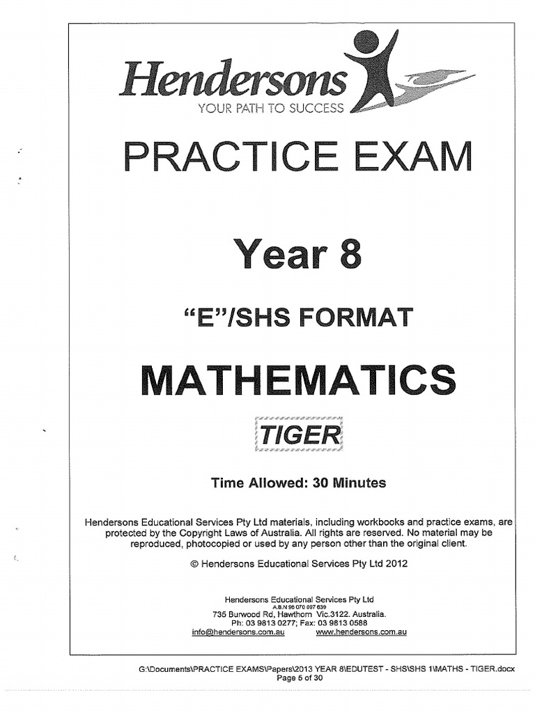 Maths Tiger P | PDF