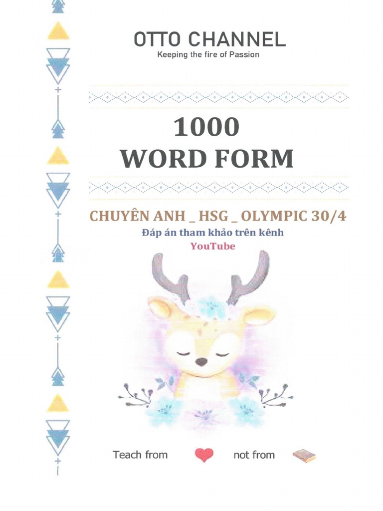 1000 OTTO word form trống, ôn lại | PDF | Behavioural Sciences