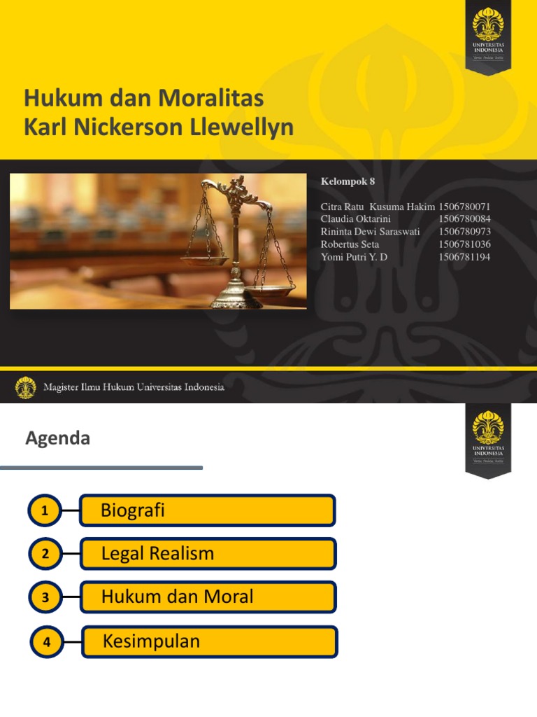 Karl Llewellyn dan Realisme Hukum | PDF | Ilmu Sosial | Filsafat