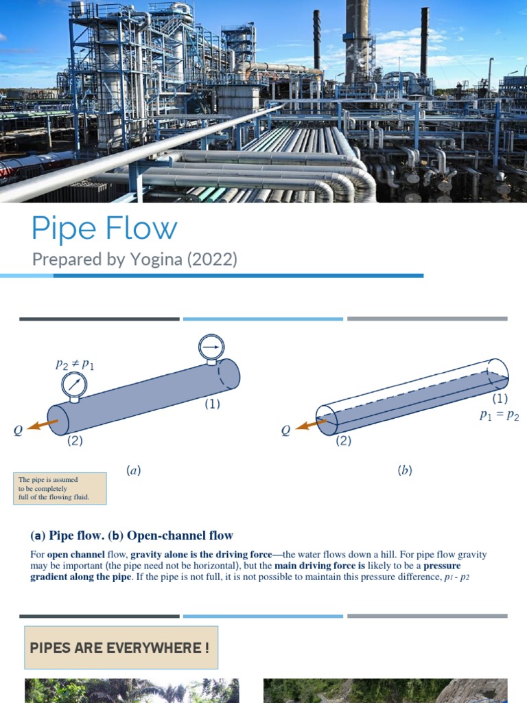 Pertemuan 9 - 10 - Flow in Pipe - Shared | PDF | Fluid Dynamics | Fluid ...