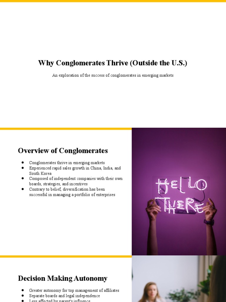 Why Conglomerates Thrive (Outside The U.s.) | PDF