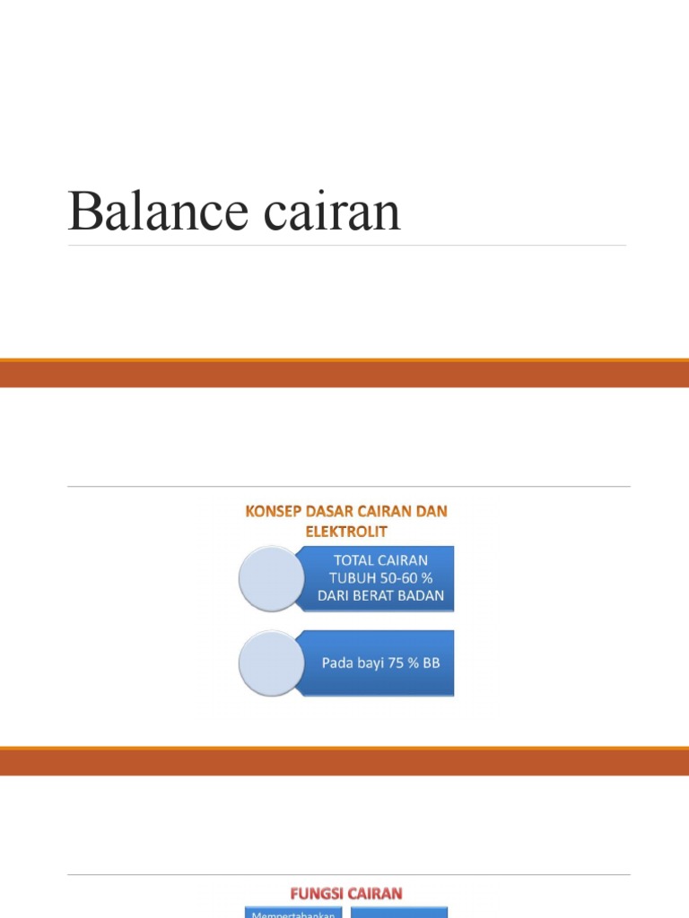 Cara Menghitung Balance Cairan Kumulatif | PDF