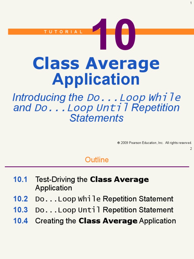 Lect08 Introducing The Do... Loop While and Do... Loop Until Repetition ... Lect08 Introducing The Do... Loop While and Do... Loop Until Repetition ...