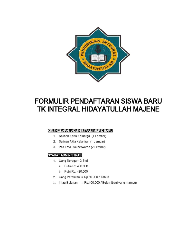 SAMPUL FORMULIR PPDB 2022 Revisi | PDF