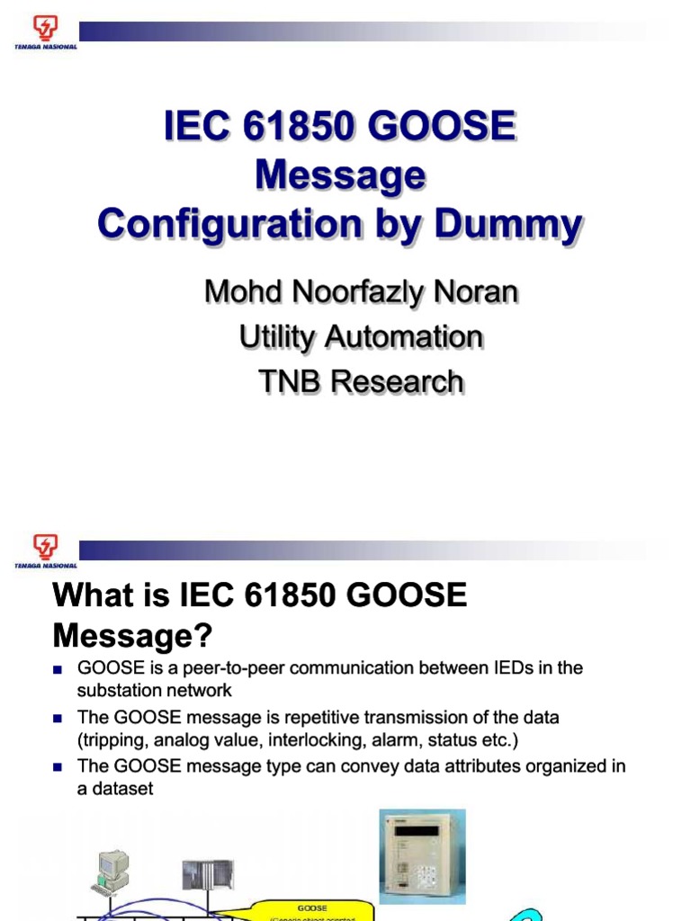 Iec 61850 Goose Messagever 3 Download Free Pdf Computer Network Parameter Computer