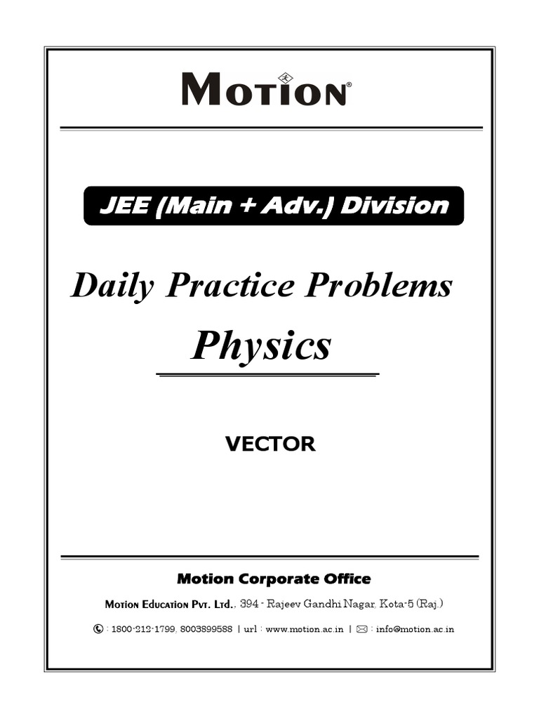 Vector DPP 1-8 Ques.p65 | PDF